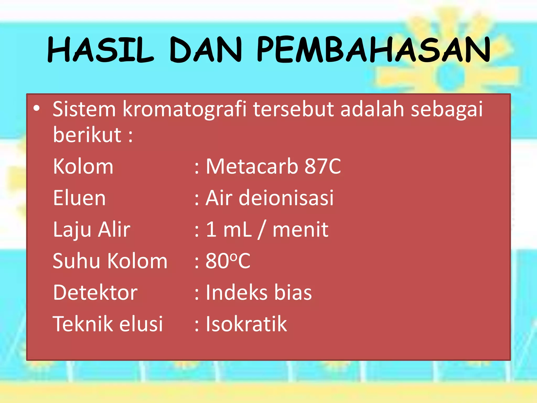 analisis kandungan sukrosa dan glukosa | PPTX