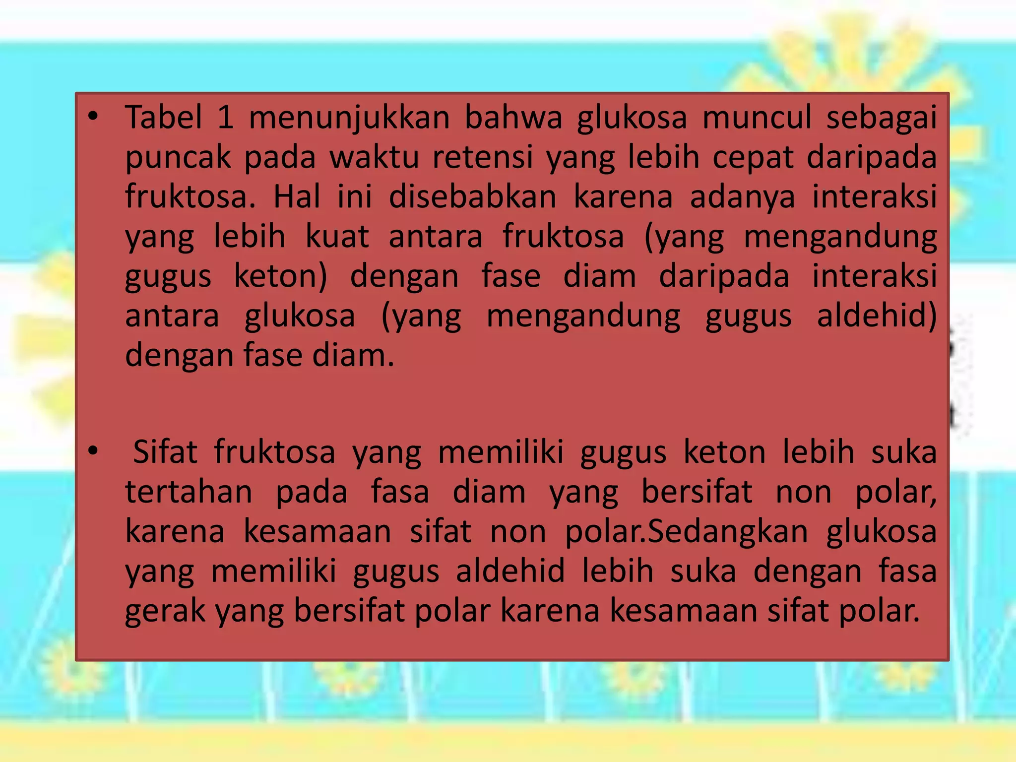 analisis kandungan sukrosa dan glukosa | PPTX