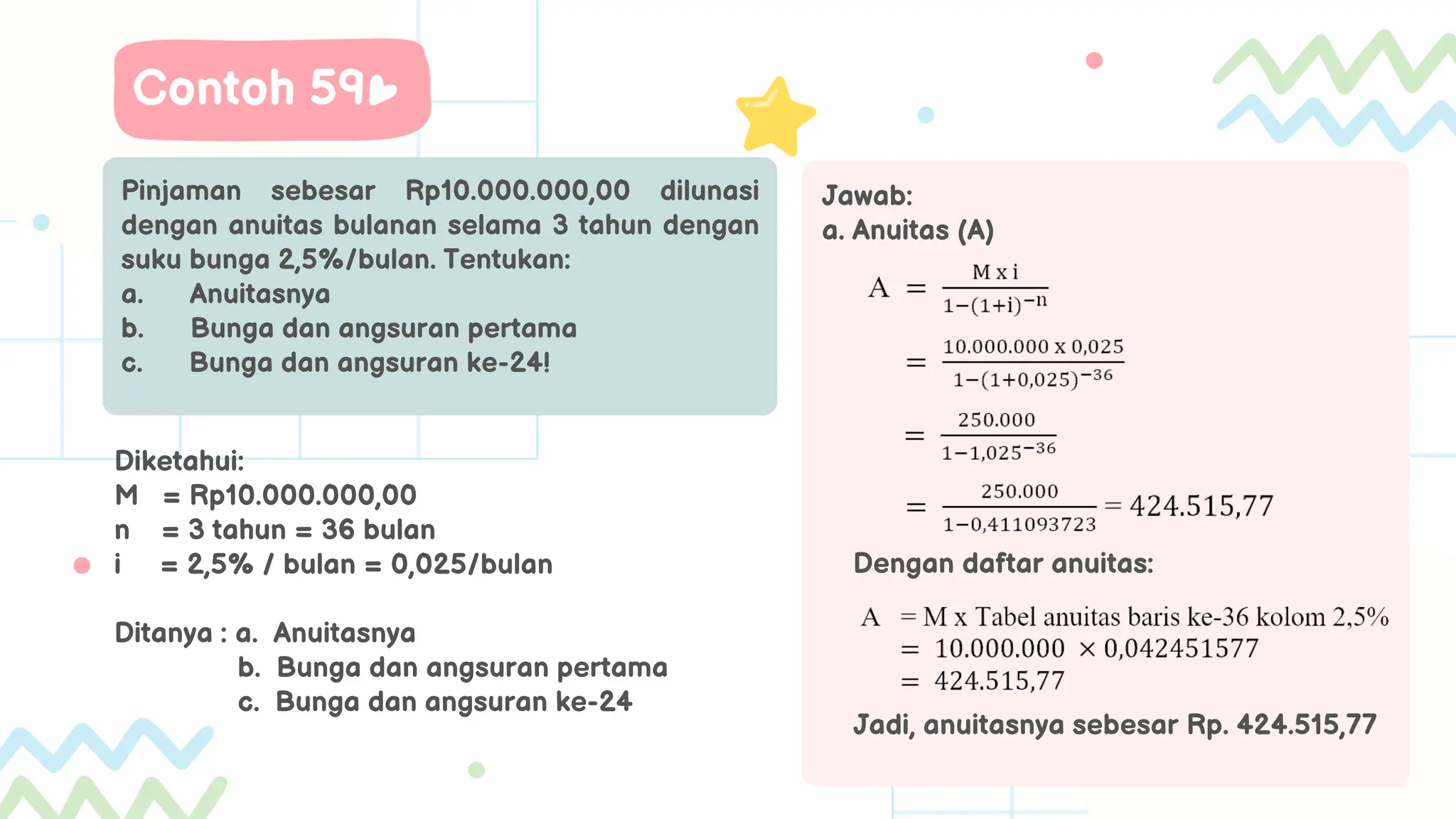 MATEMATIKA EKONOMI MATERI ANUITAS DAN NILAI ANUITAS | PPTX