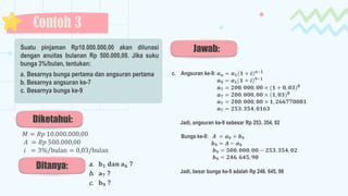 MATEMATIKA EKONOMI MATERI ANUITAS DAN NILAI ANUITAS | PPTX