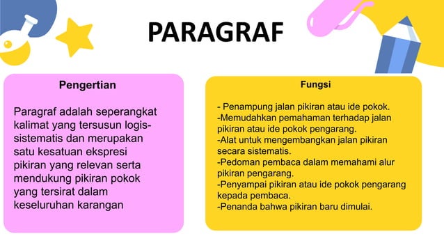 PPT KELOMPOK 3 KETERAMPILAN MENULIS TENTANG PARAGRAF | PPT