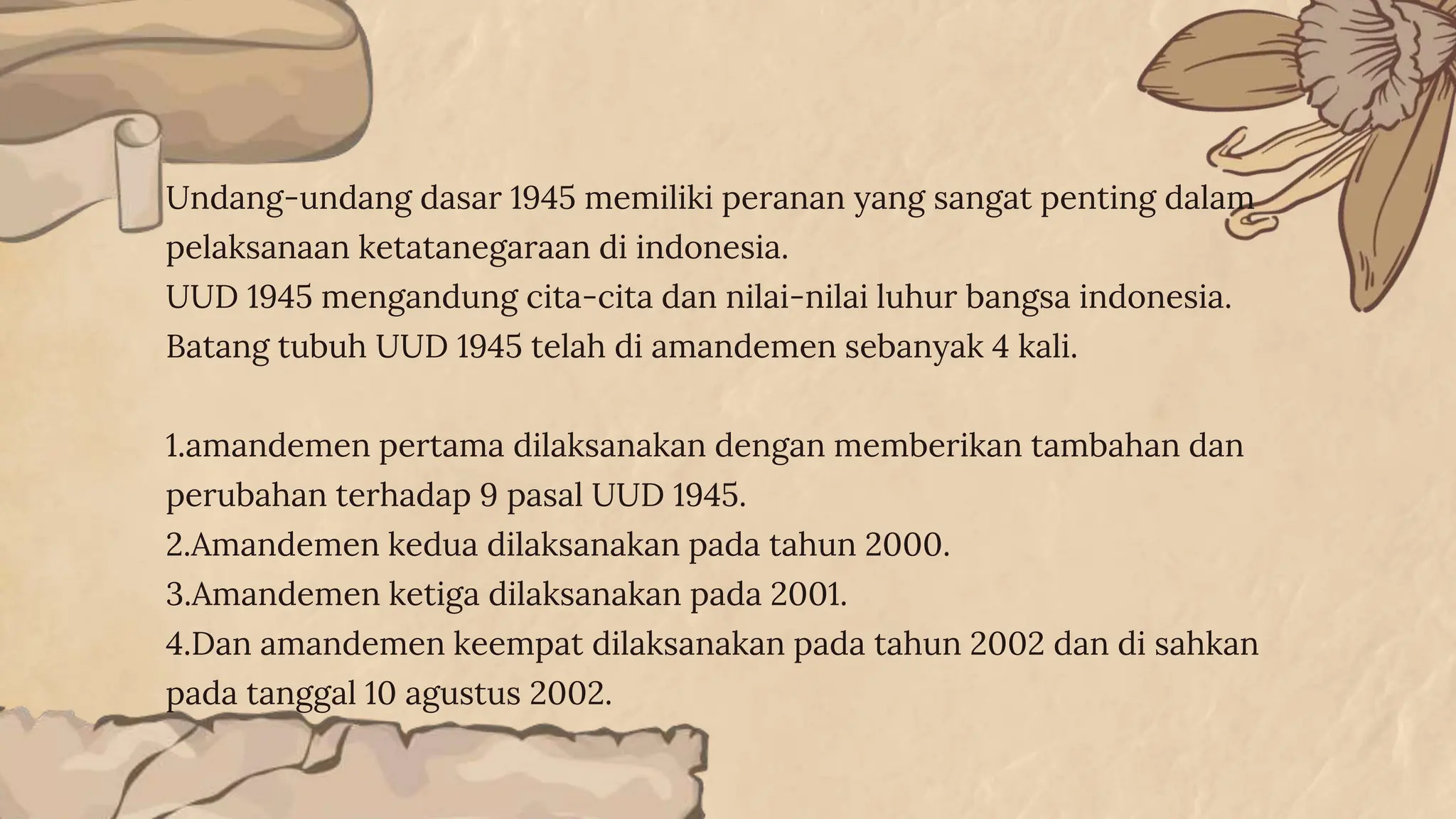 Perumusan Undang-undang Dasar 1945 UUD1945 | PPTX