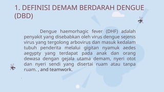 Dengue haemorhagic fever (DHF) adalah penyakit yang disebabkan oleh ...