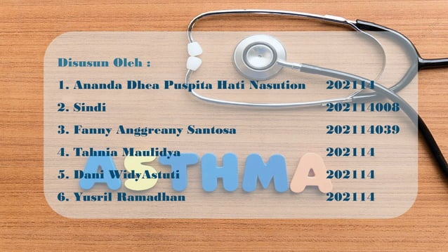 materi ajar konseling penyakit asma dan tatalaksananya | PPT