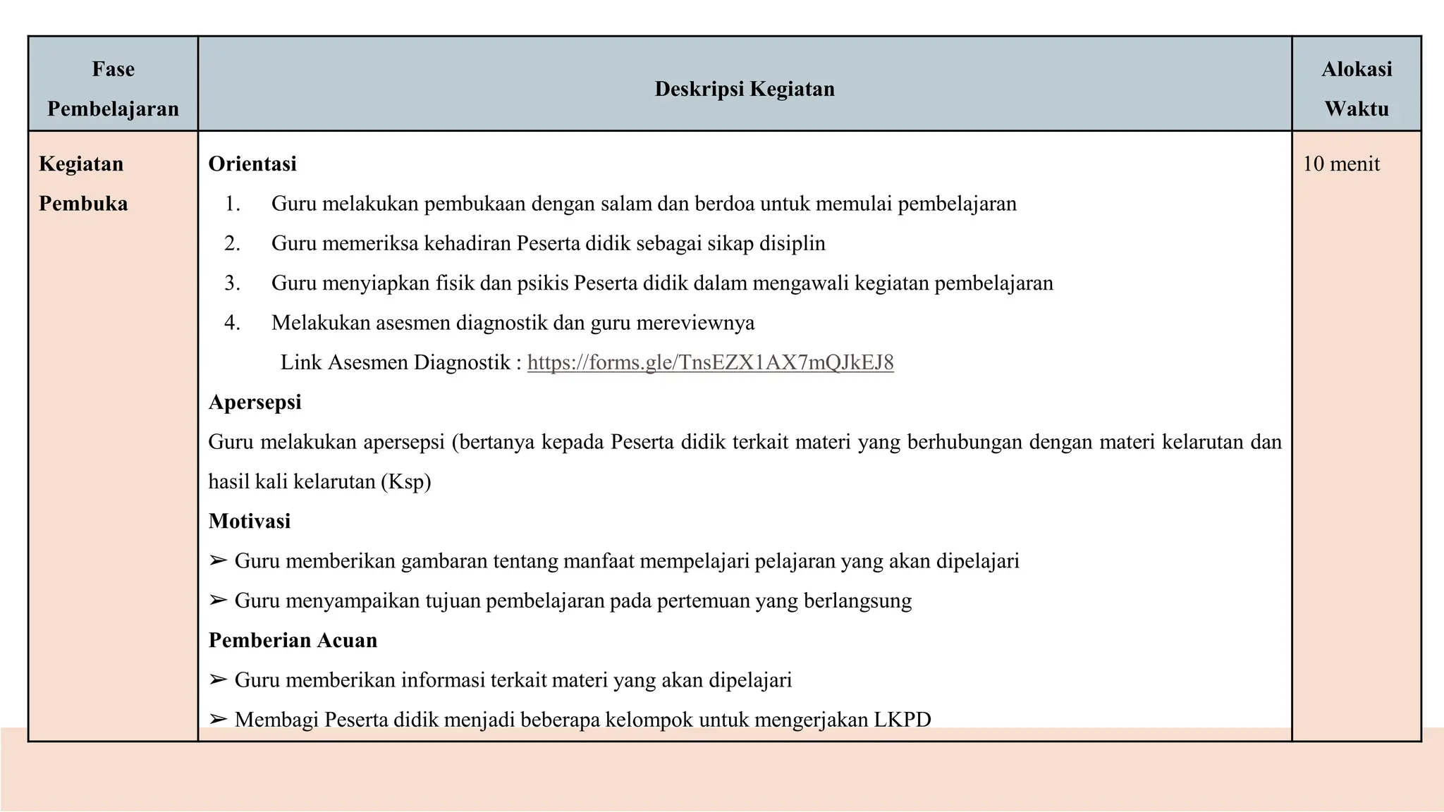 MODUL AJAR KELARUTAN DAN KSP KIMIA SMA.pptx