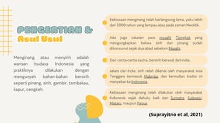 PPT_Kelompok 3_Tradisi Menginang banyumas | PPT