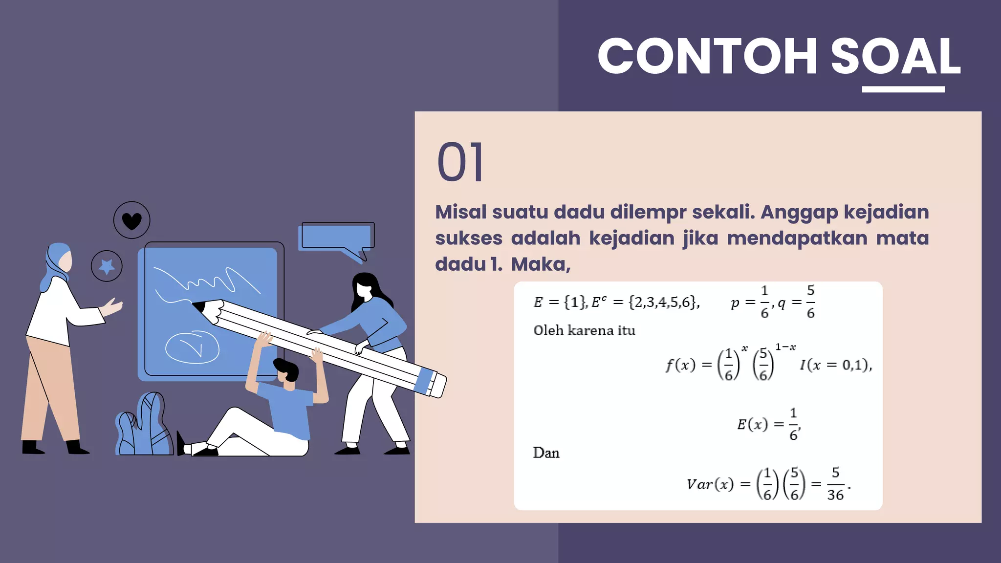 Sebaran Bernoul, Binomial, Hypergeometrik.pdf