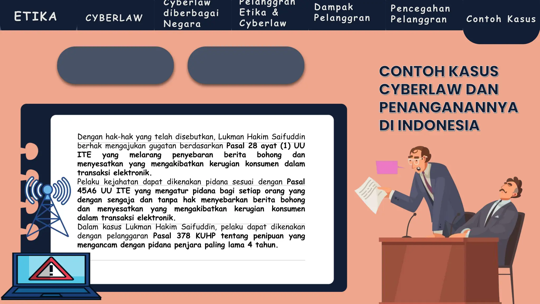 ETIKA & CYBERLAW Universitas Sulawesi Barat | PPTX