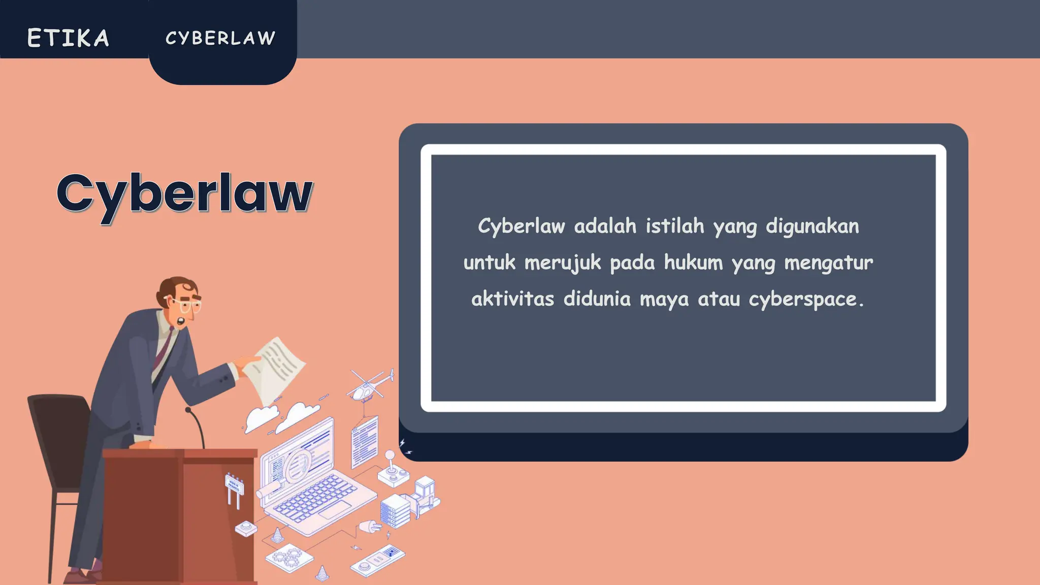 ETIKA & CYBERLAW Universitas Sulawesi Barat | PPTX