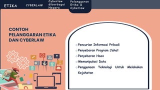 ETIKA & CYBERLAW Universitas Sulawesi Barat | PPTX