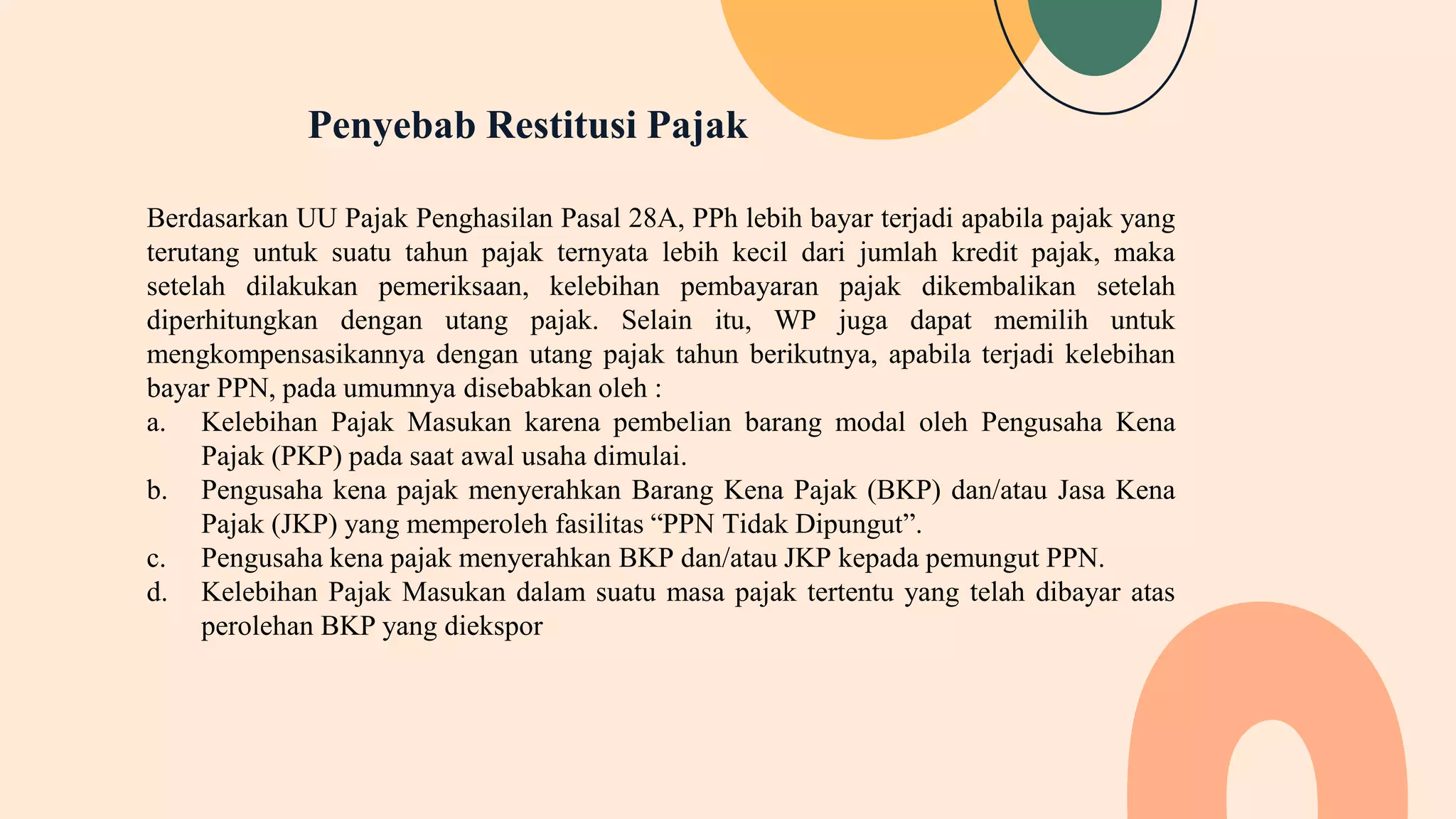 Tax Planning atas Pemeriksaan, Penyidikan, Imbalan Bunga, dan Restitusi ...