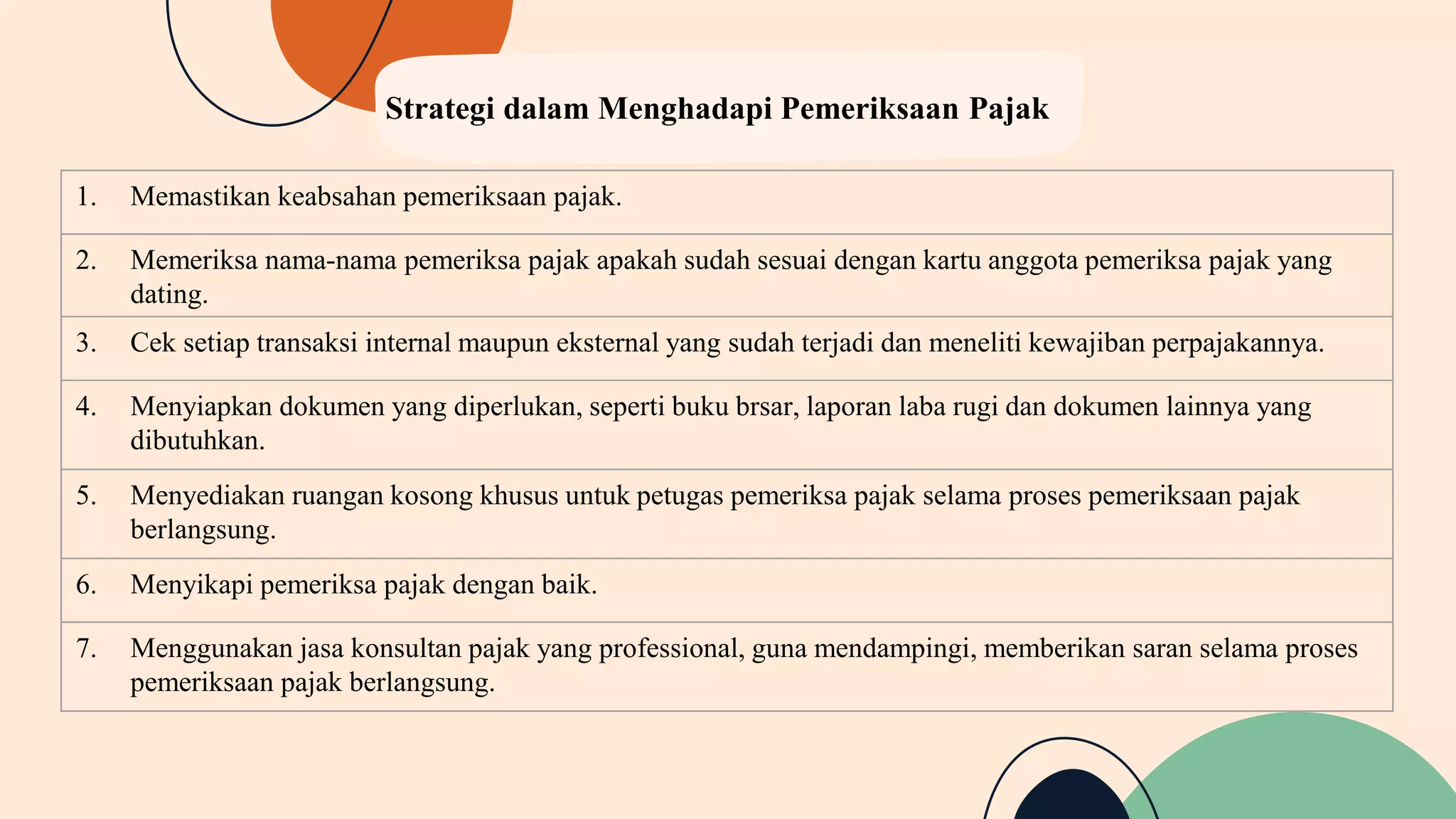 Tax Planning atas Pemeriksaan, Penyidikan, Imbalan Bunga, dan Restitusi ...