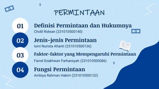 PPT kelompok 4, Permintaan 1 EKONOMI DAN BISNIS.pptx
