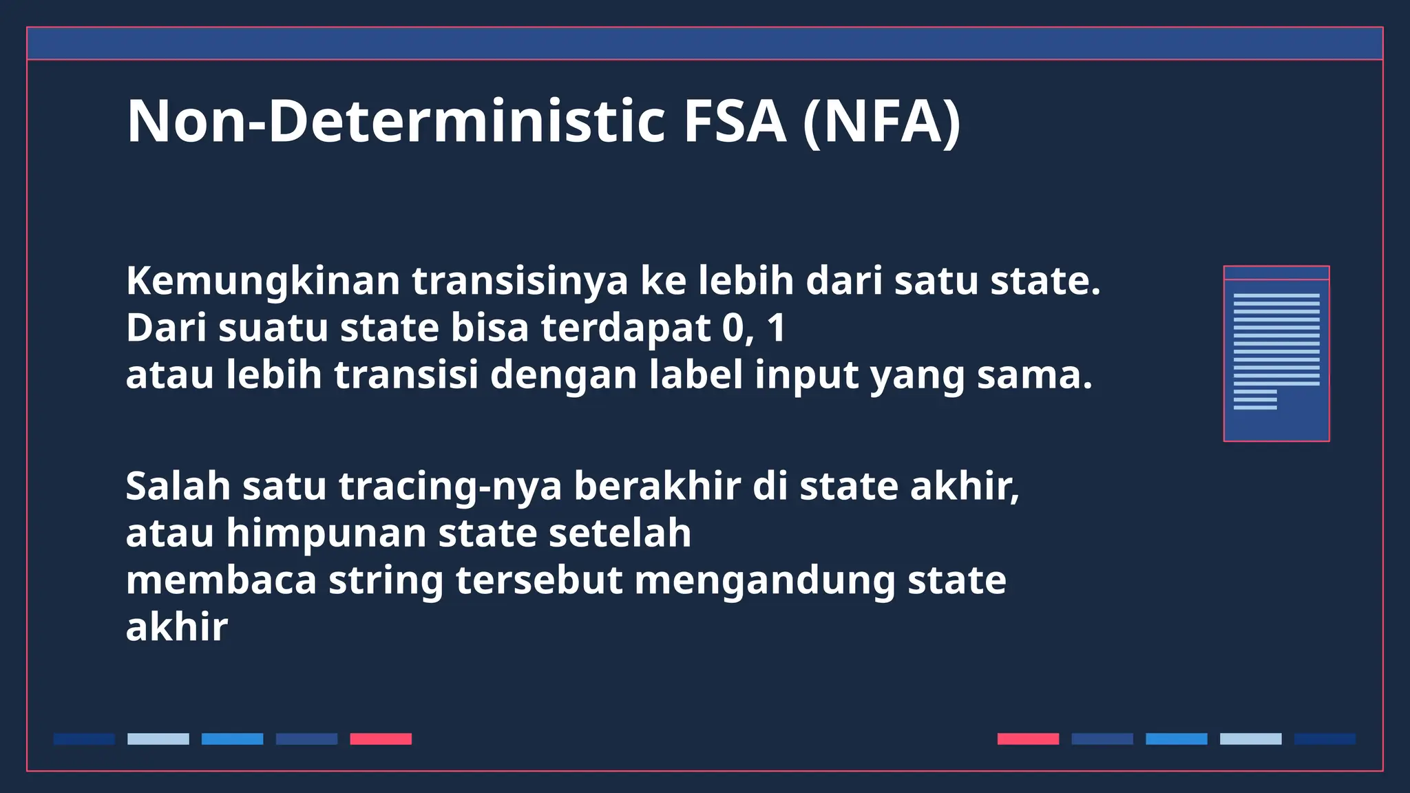 PPT Kelompok 4 Teori Bahasa Otomata ~ Non-Deterministic FSA.pptx