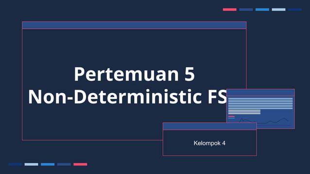 Ppt Kelompok 4 Teori Bahasa Otomata ~ Non Deterministic Fsa Pptx