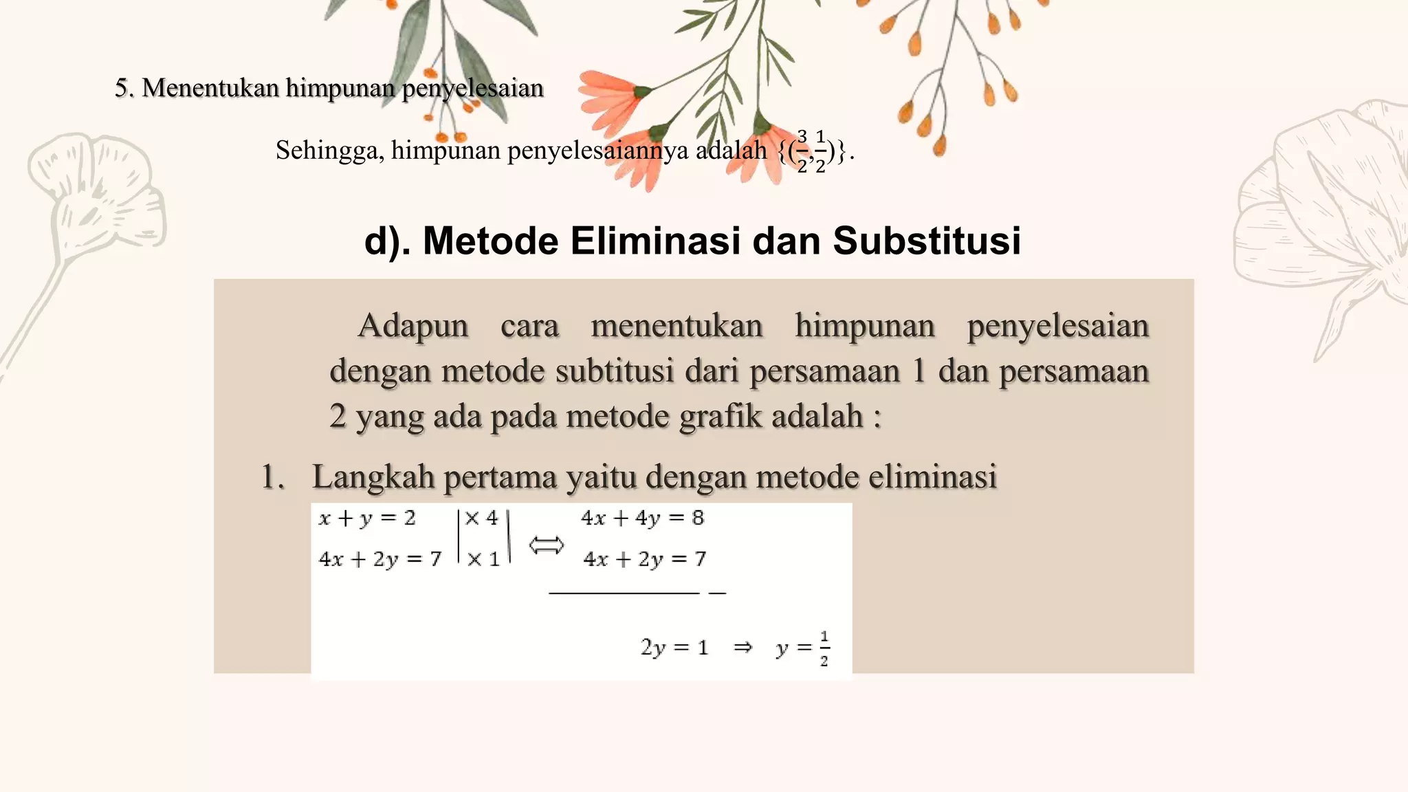 PPT SISTEM PERSAMAAN LINEAR DAN PROGRAM LINEAR.pptx