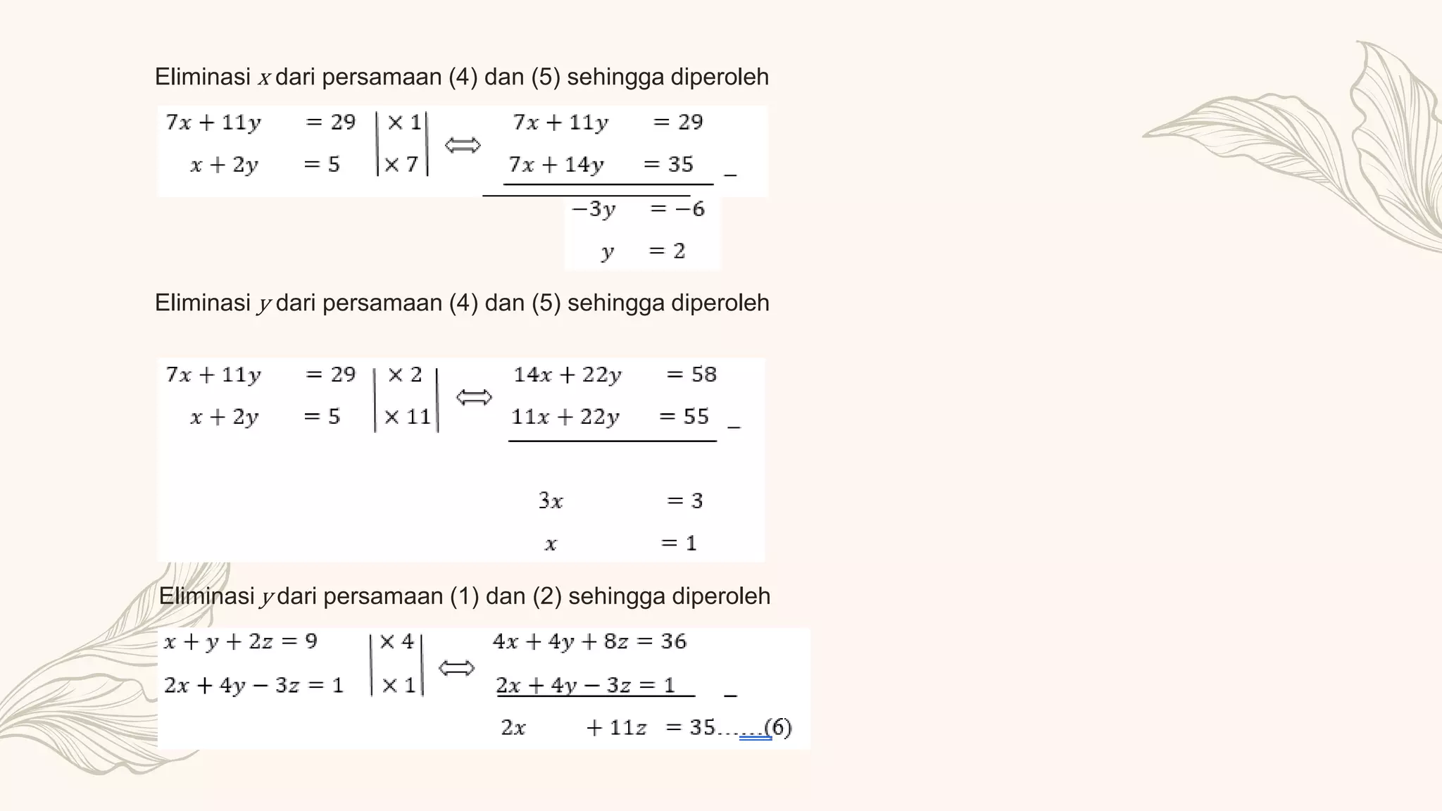 PPT SISTEM PERSAMAAN LINEAR DAN PROGRAM LINEAR.pptx
