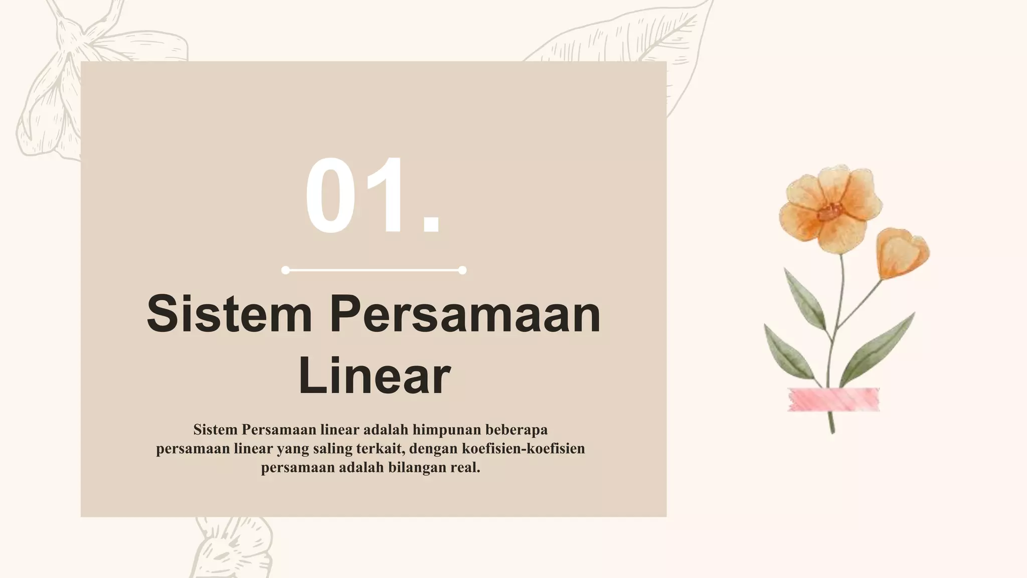 PPT SISTEM PERSAMAAN LINEAR DAN PROGRAM LINEAR.pptx