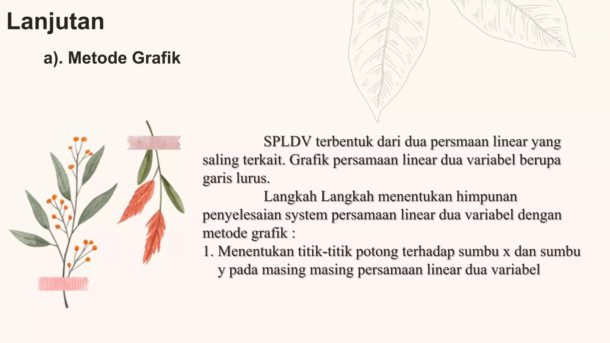 PPT SISTEM PERSAMAAN LINEAR DAN PROGRAM LINEAR.pptx