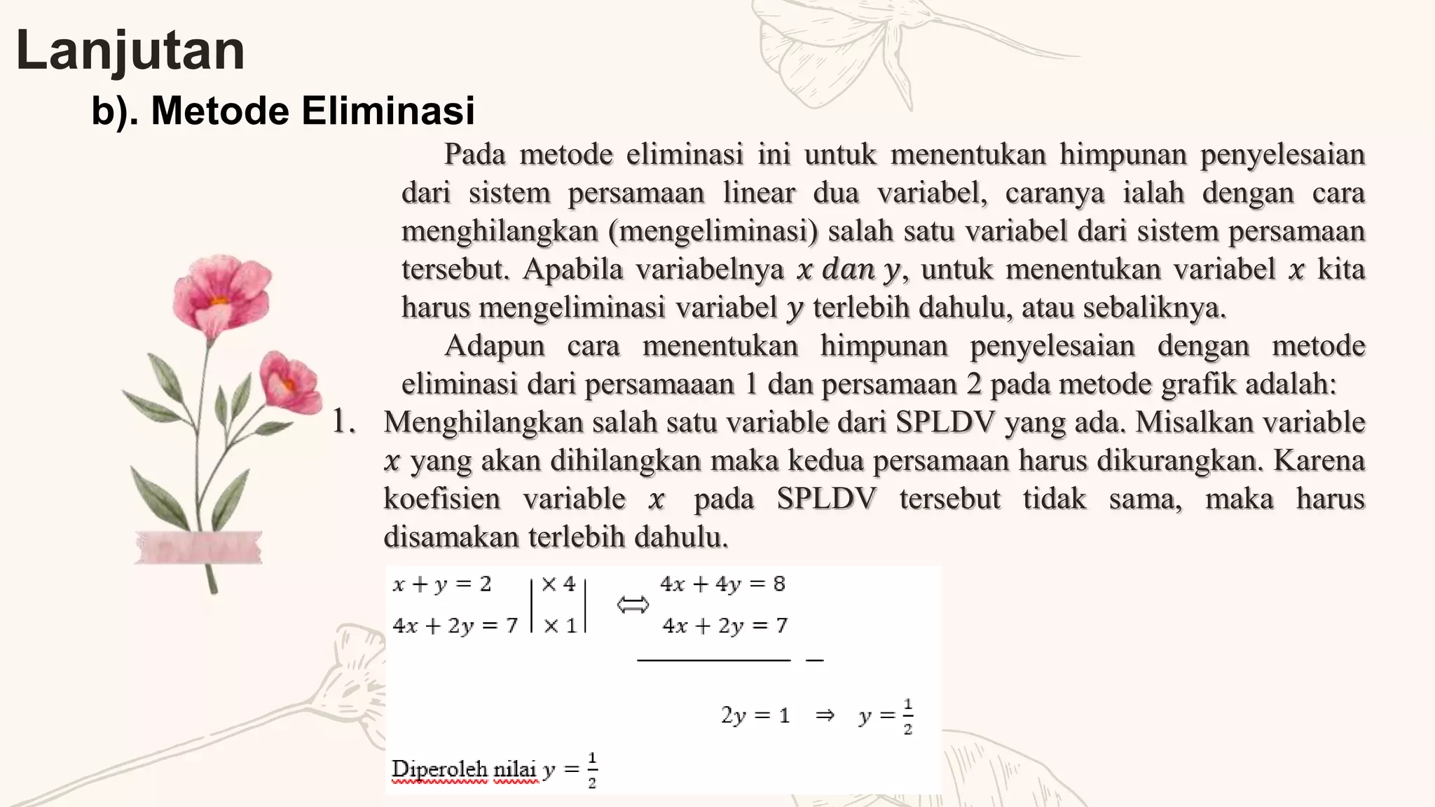 PPT SISTEM PERSAMAAN LINEAR DAN PROGRAM LINEAR.pptx
