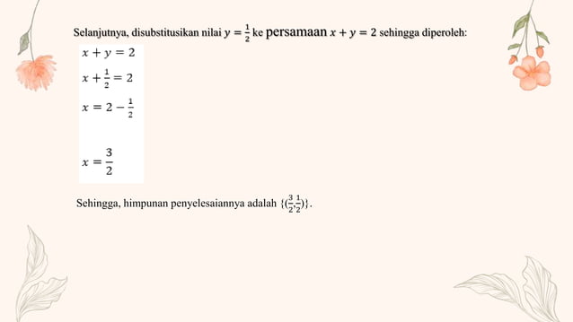 PPT SISTEM PERSAMAAN LINEAR DAN PROGRAM LINEAR.pptx