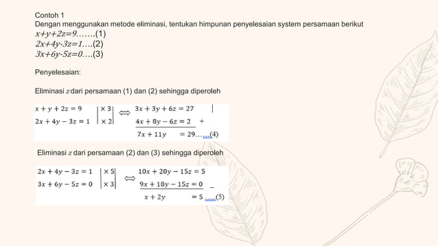 PPT SISTEM PERSAMAAN LINEAR DAN PROGRAM LINEAR.pptx
