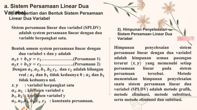 PPT SISTEM PERSAMAAN LINEAR DAN PROGRAM LINEAR.pptx