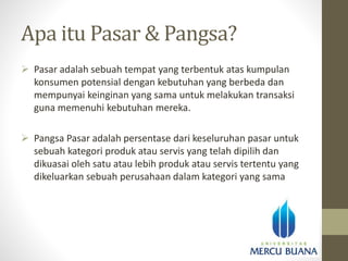 Kelompok 5 : Pangsa Pasar (Market Share) | PPTX