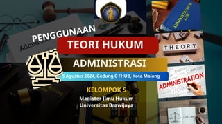 PPT Kelompok 5 Teori Hukum Administrasi Negara (1).pptx