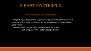 present tense, pasr tanse, past participle | PPT