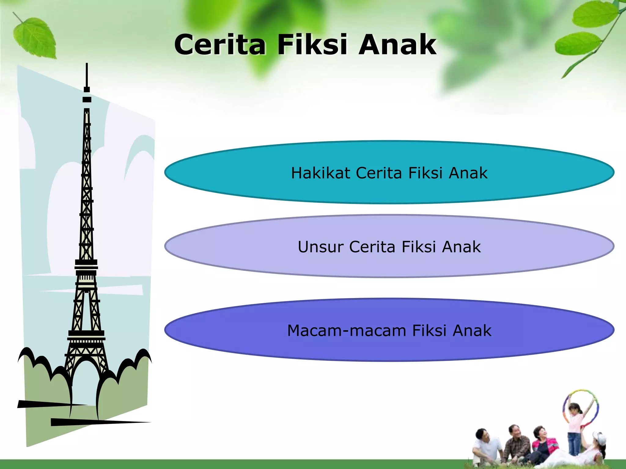 Ppt cerita fiksi dan bacaan nonfiksi anak | PPTX