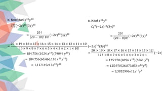 Penyelesaian Soal Kombinatorika | PPTX