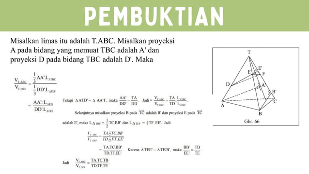 power pont tugas geometri volume bangun ruang kerucut terpancung ppt ...
