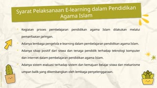 PPT Kelompok 7.pptx e-learning dalam pendidikan | PPTX