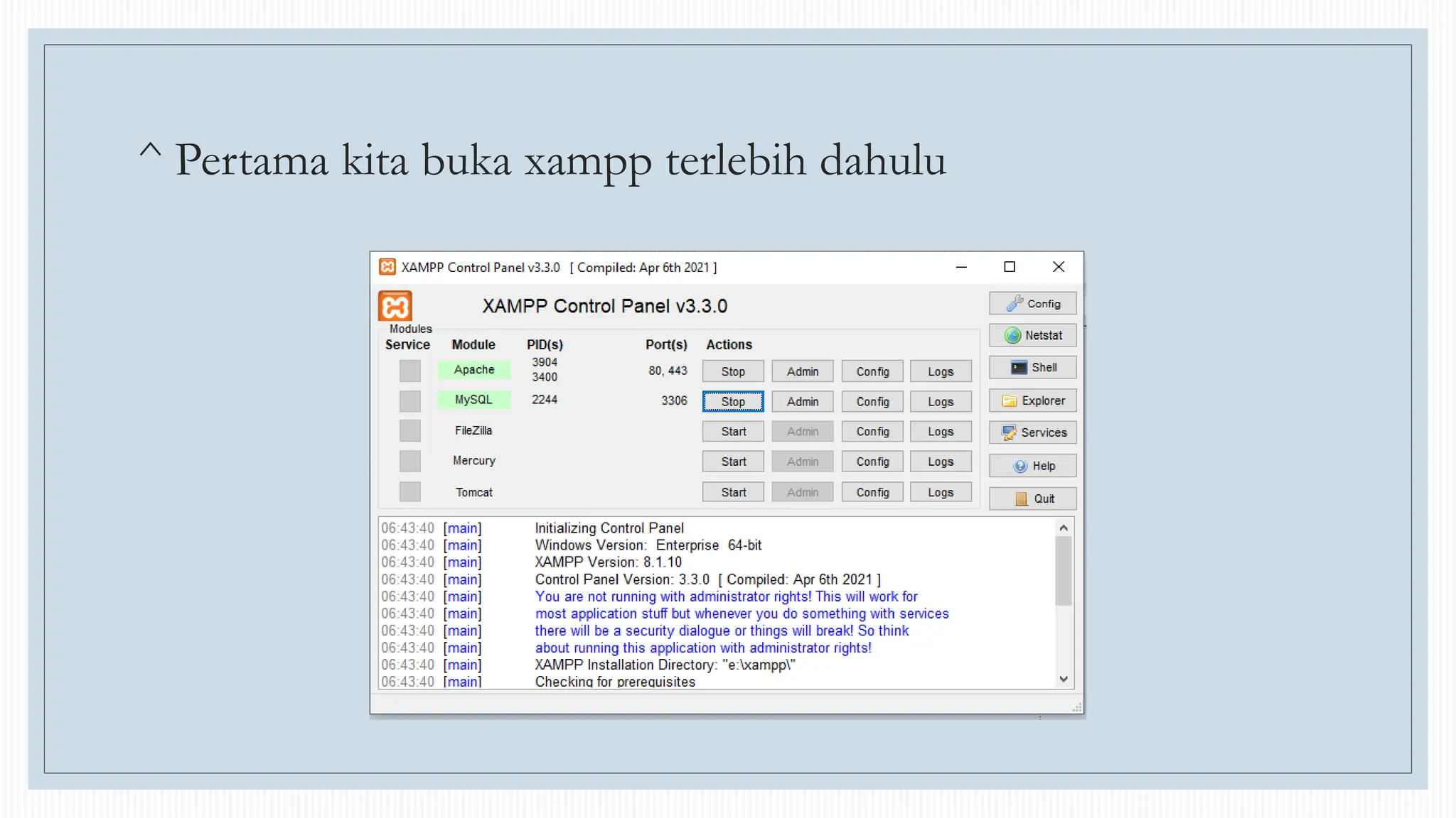 PPT KELOMPOK 8 - Koneksi database MySQL dengan VB Net.pptx