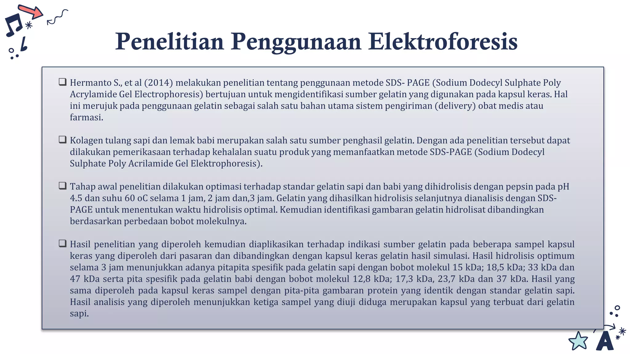 Ppt kelompok elektroforesis | PPTX