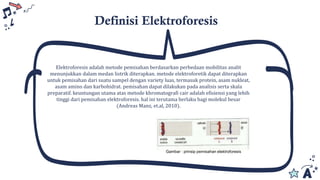 Ppt kelompok elektroforesis | PPT