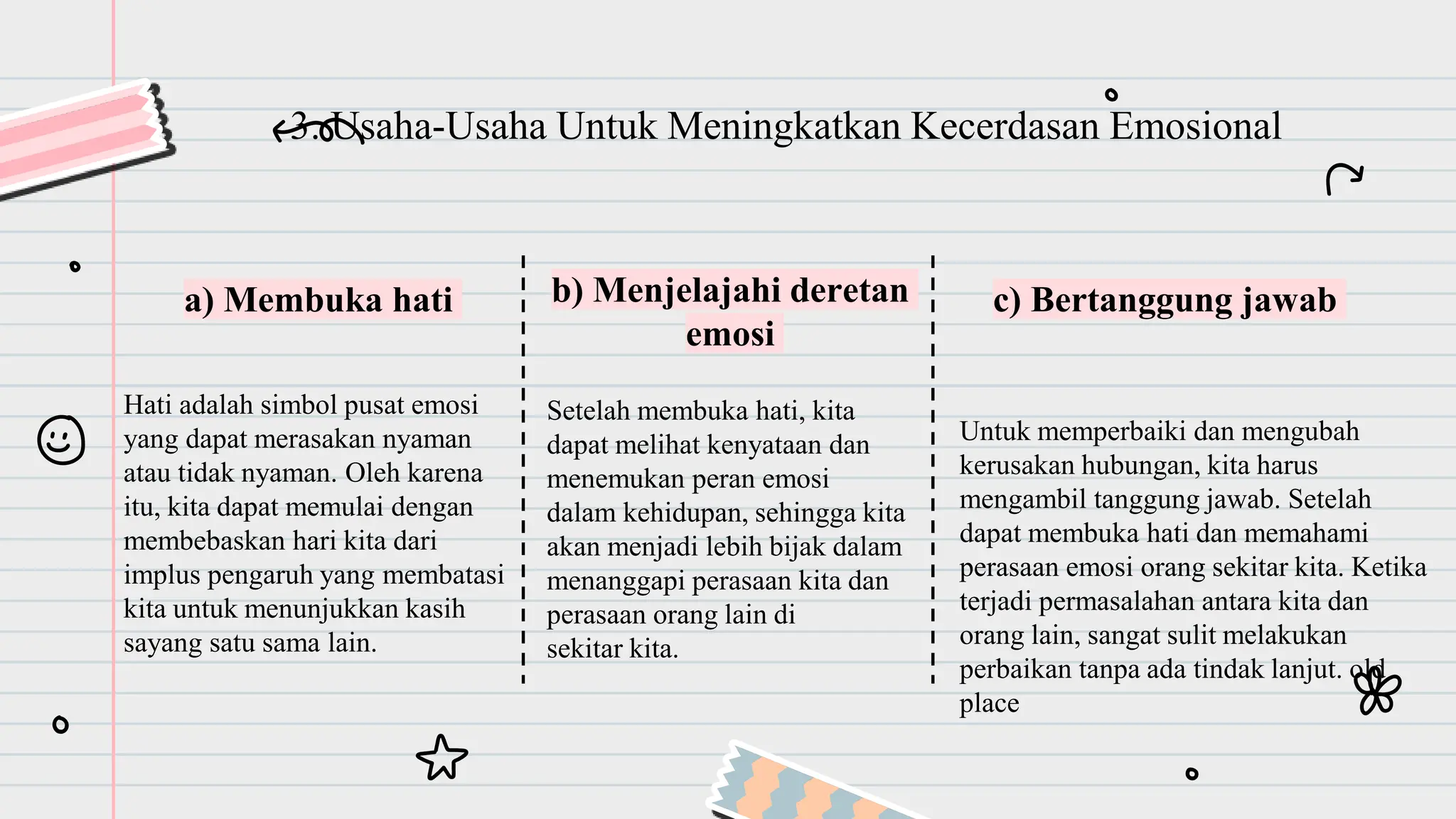 kecerdasan emosional berdasarkan golongan emosi | PPT