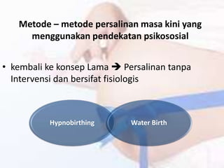PSIKOSOSIAL PERSALINAN | PPTX