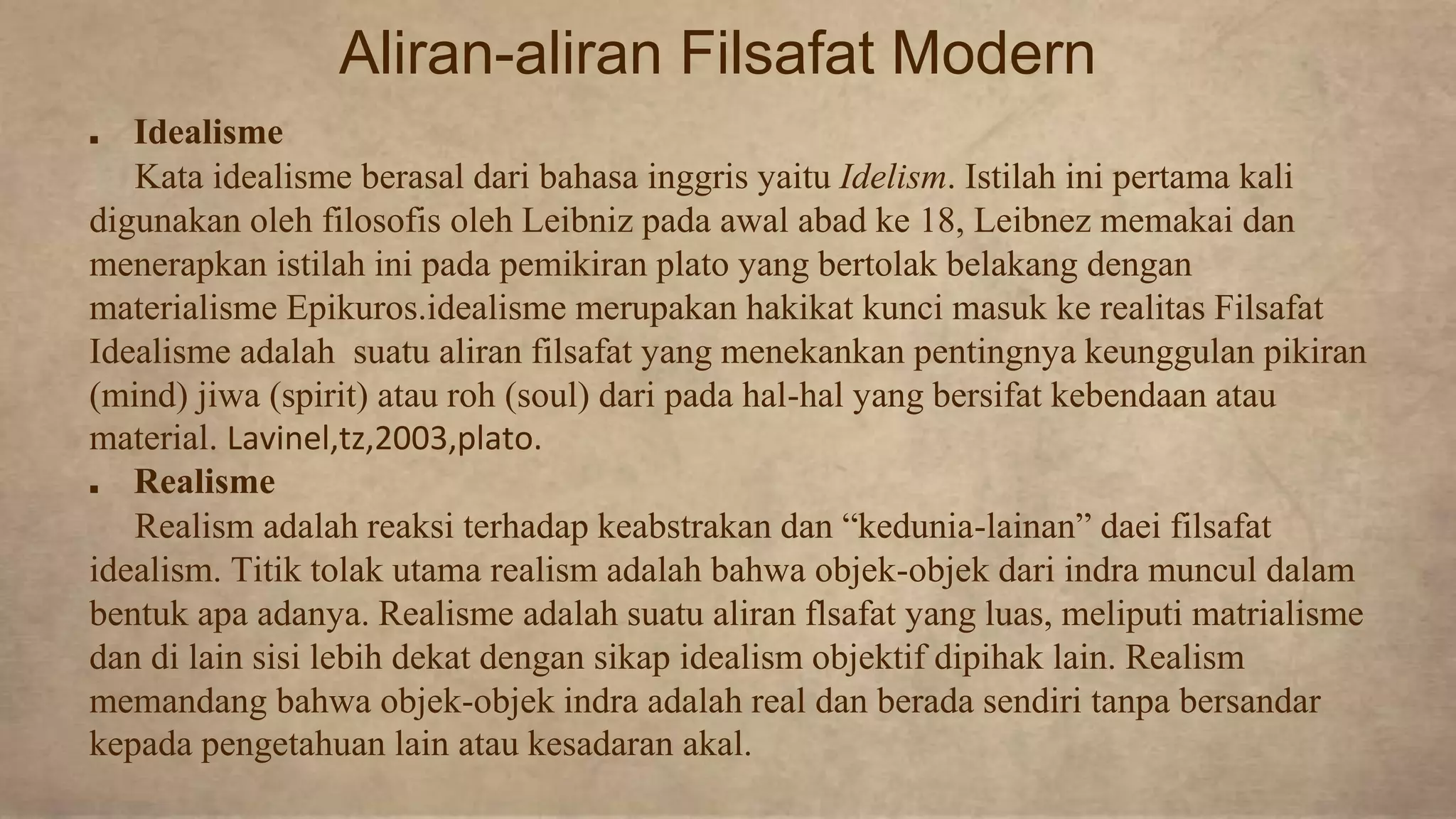 Filsafat Moderen | PPTX