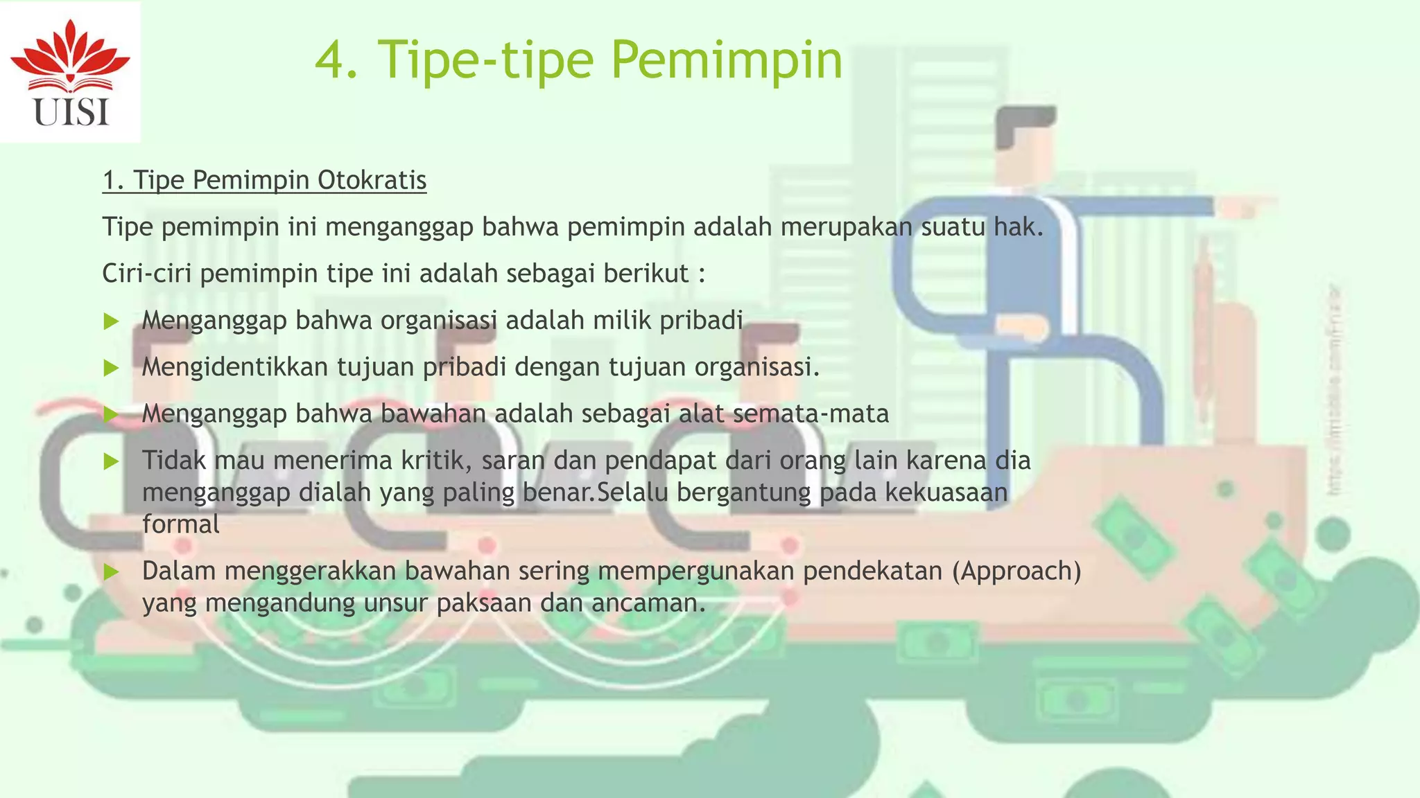 PENGANTAR BISNIS MATERI KEPEMIMPINAN | PPTX