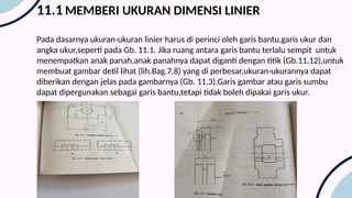 cara-cara memberi ukuran pelajaran menggambar teknik | PPTX