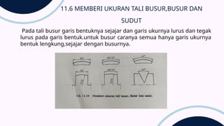 cara-cara memberi ukuran pelajaran menggambar teknik | PPTX