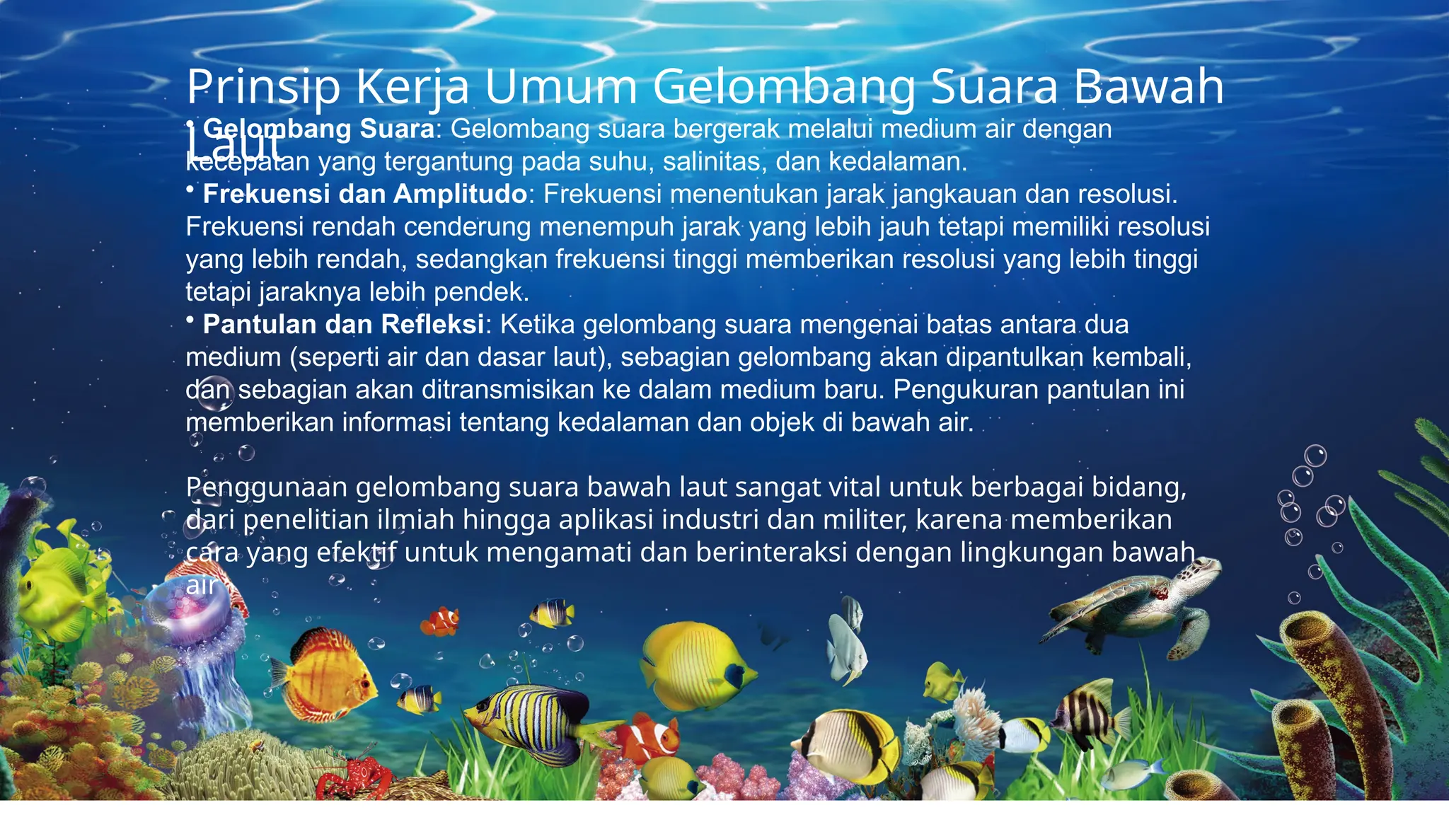 PPT Dunia Bawah Laut Kelompok AVO Smkn35 | PPT | Free Download