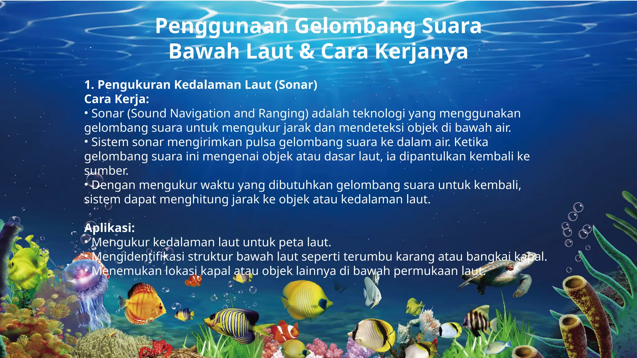 PPT Dunia Bawah Laut Kelompok AVO Smkn35 | PPT