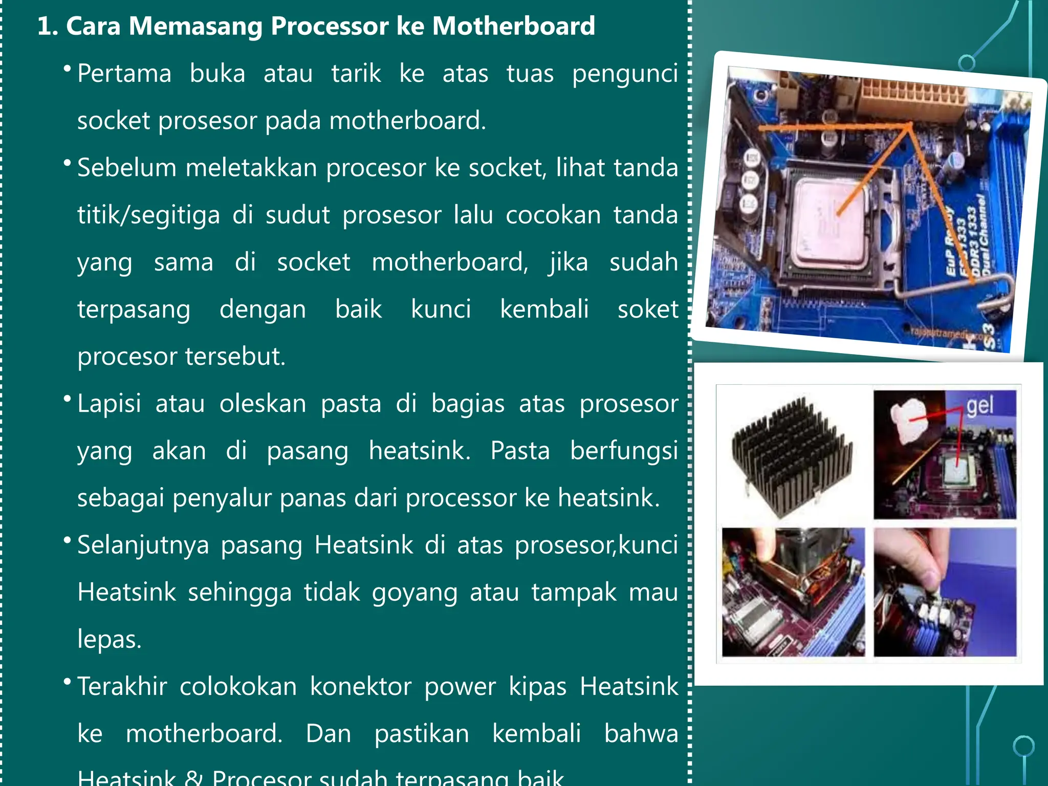 PPT PERAKITAN KOMPUTER LENGKAP DENGAN CARA CARANYA | PPTX