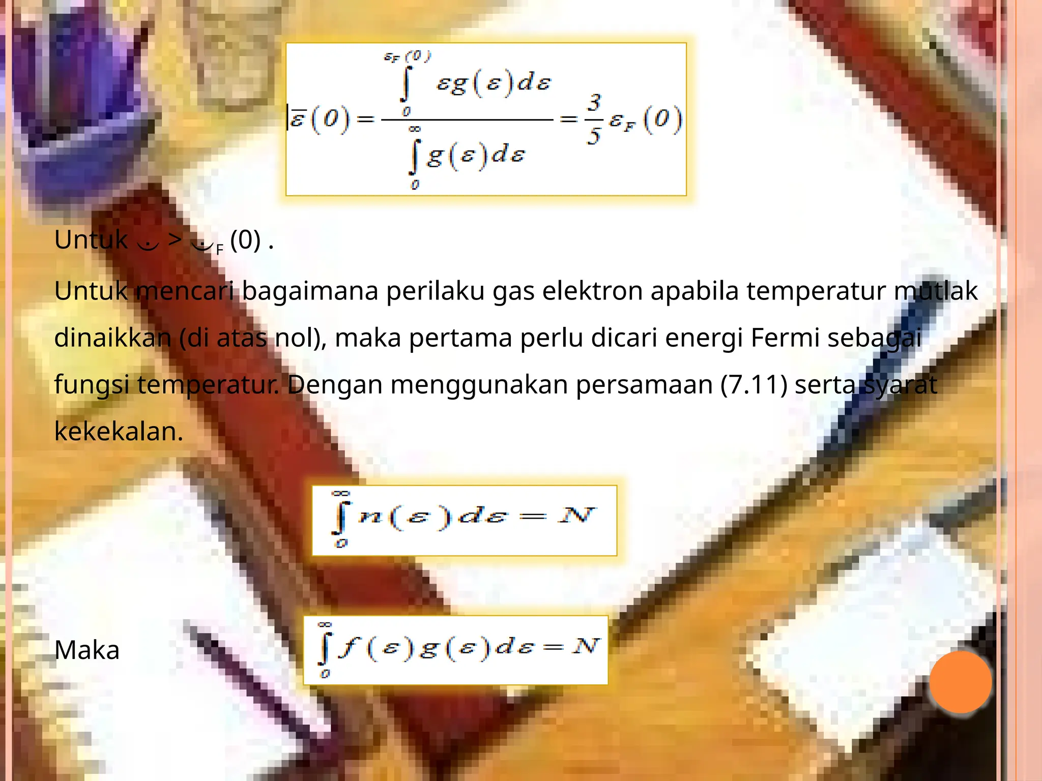 --Aplikasi statistik fermi dirac fisika- | PPTX
