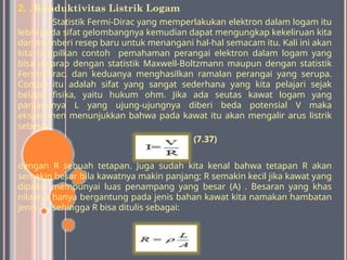 --Aplikasi statistik fermi dirac fisika- | PPTX