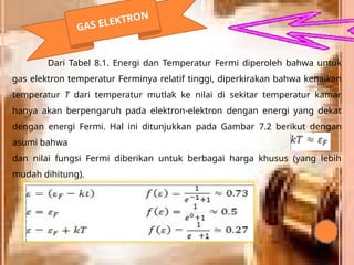 --Aplikasi statistik fermi dirac fisika- | PPTX