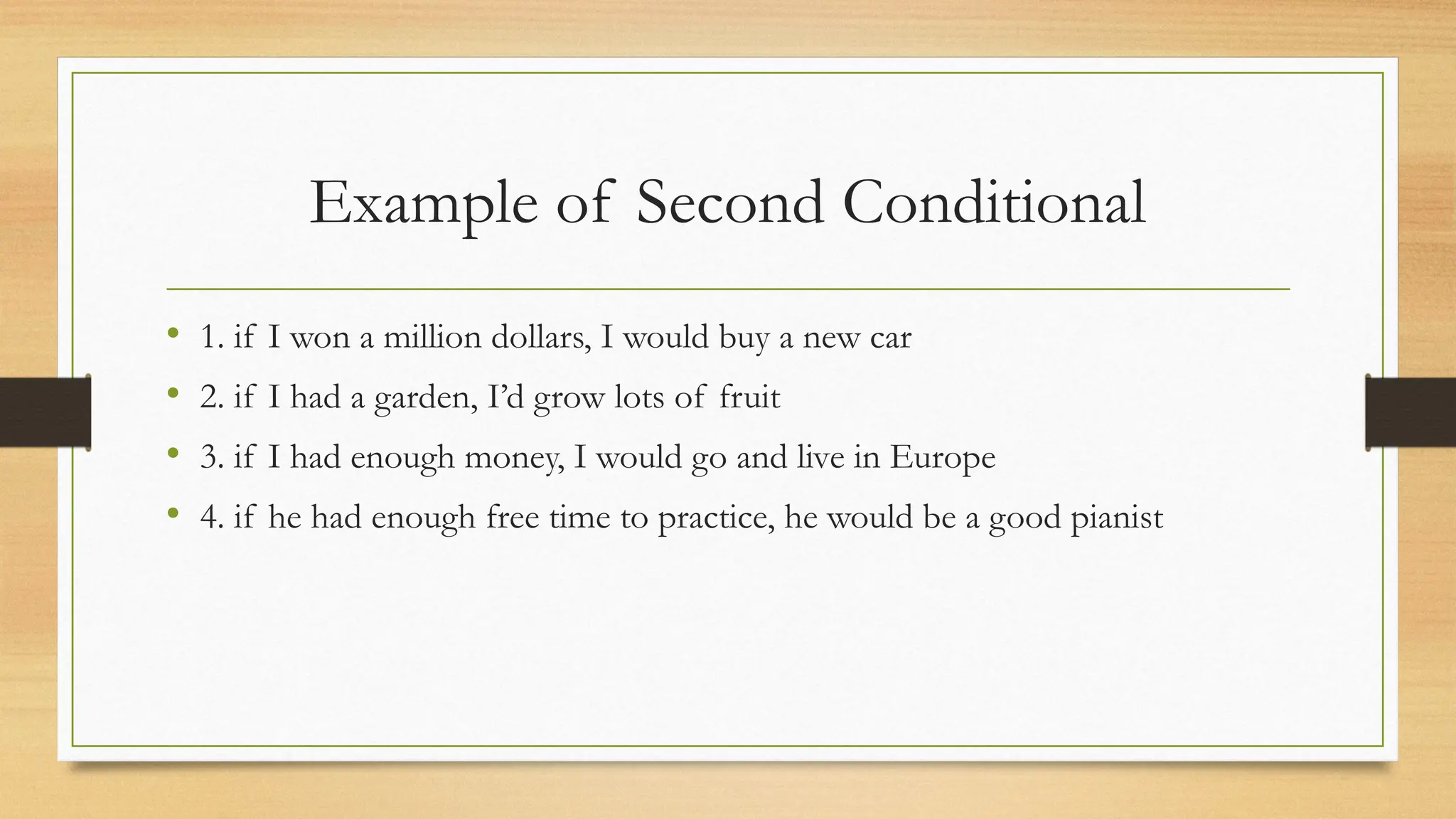 PPT Kelompok Second Conditional. OK YSpptx | PPTX